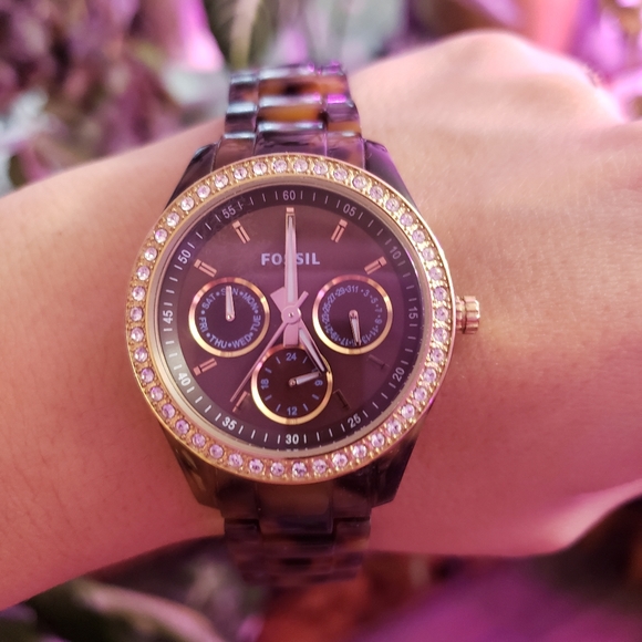 Fossil | Accessories | Fossil Womens Tortoise Watch | Poshmark